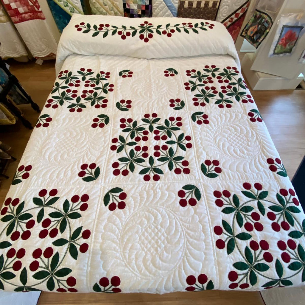Cherry Wreath Quilt – Burnley Enterprises