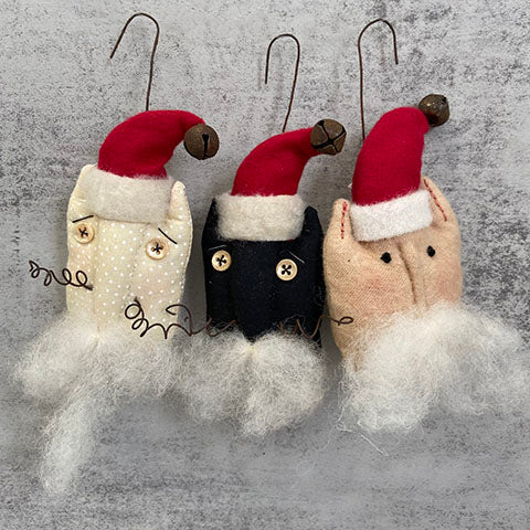 Kringle Cat with Beard Ornament – Burnley Enterprises