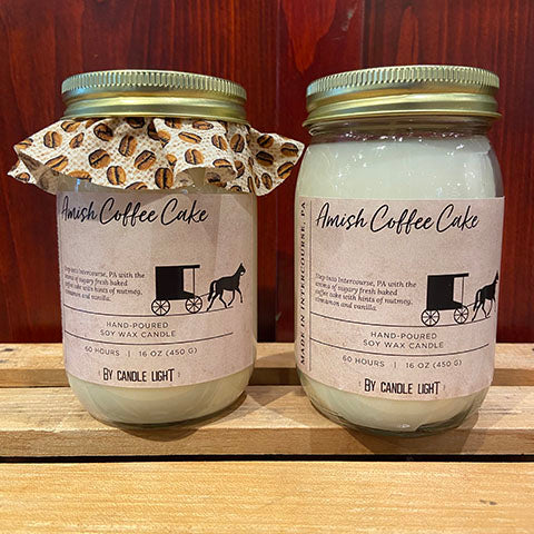 Amish Coffee Cake 16 oz Candle – Burnley Enterprises